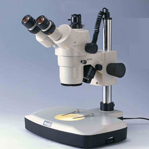 SMZ-168 Stereo Trinocular Microscope w/LED Incident/Transmitted Stand ...