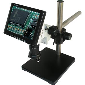 LCD Zoom Video Microscope, Boom Stand - LX-05700 The Microscope Depot